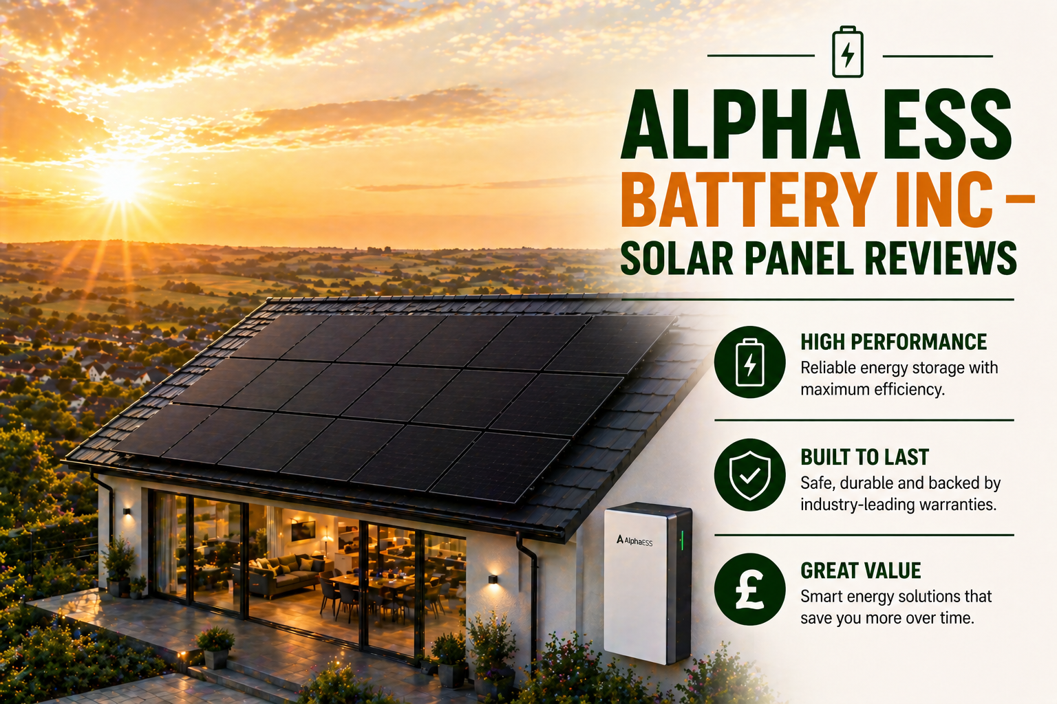 Alpha ESS Battery Inc - Solar Panel Reviews - Solar4Good